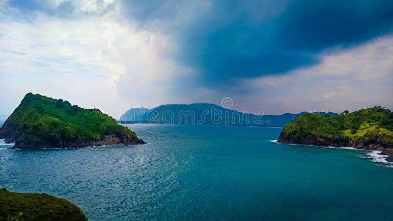 Payangan Beach in Jember stock photo. Image of regency - 299689834