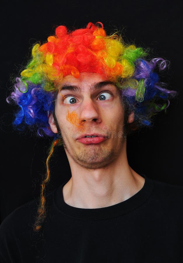 Payaso En Traje De Negocios Foto de archivo - Imagen de negocios, negro ...