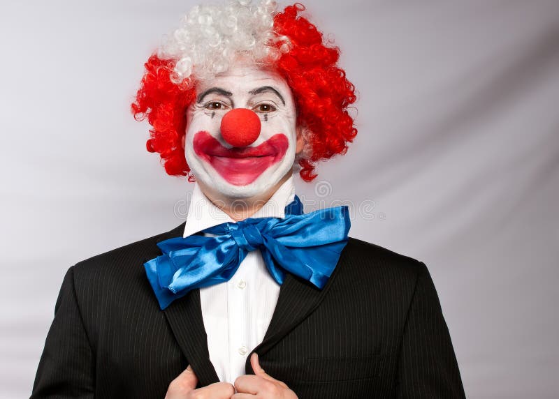 Payaso En Traje De Negocios Foto de archivo - Imagen de hombre ...