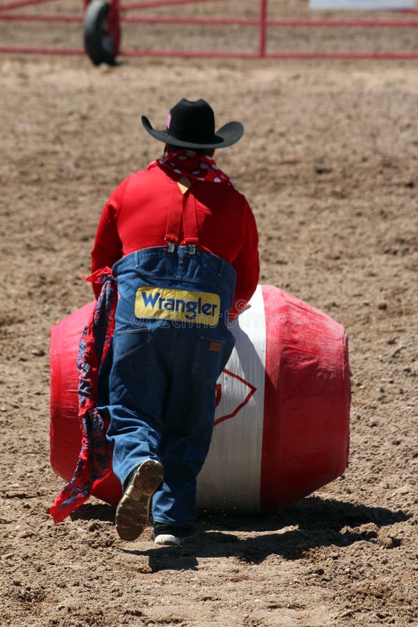 Payaso del rodeo imagen editorial. Imagen de arena, suciedad - 36290025