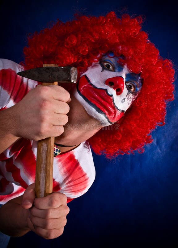 Payaso loco imagen de archivo. Imagen de payaso, brillante - 11813679
