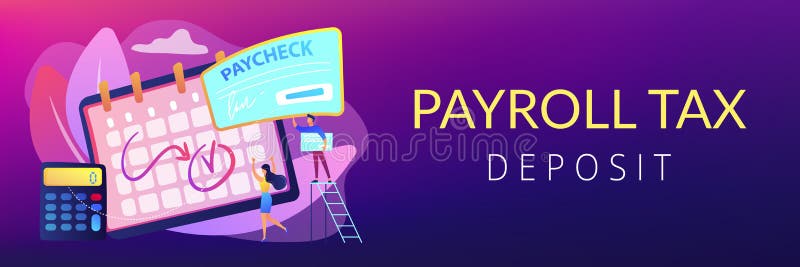 Paycheck Concept Banner Header. Stock Vector - Illustration of banner ...