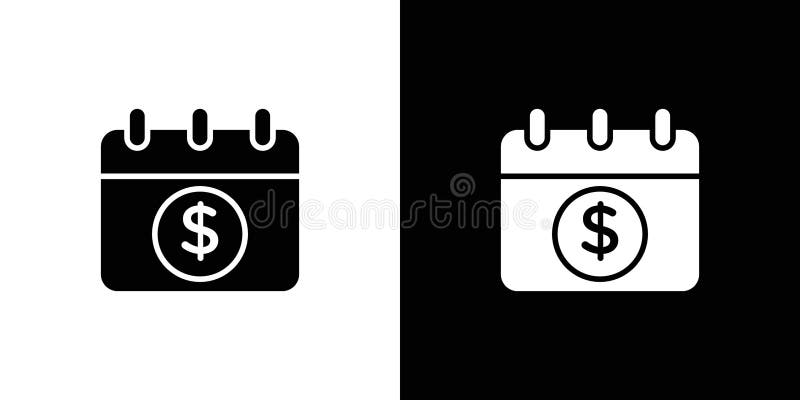 Payday Icon Linear Logo Isolated Stock Vector - Illustration of outline ...