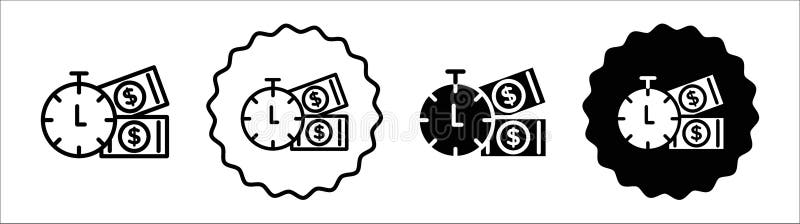 Payday Icon Symbol Set Collection. Payday Simple Vector Sign Bundle ...