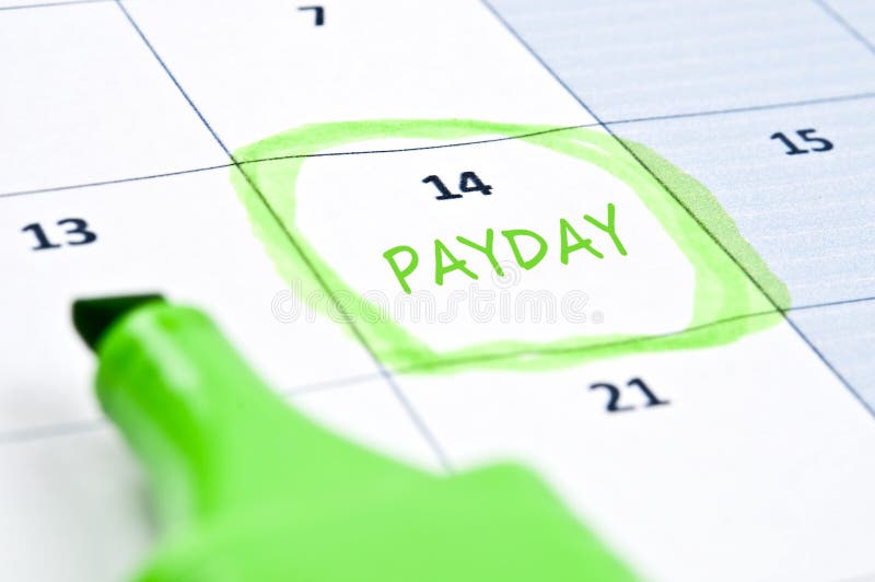 Pay day stock photo. Image of memo, macro, planning, event - 20677204