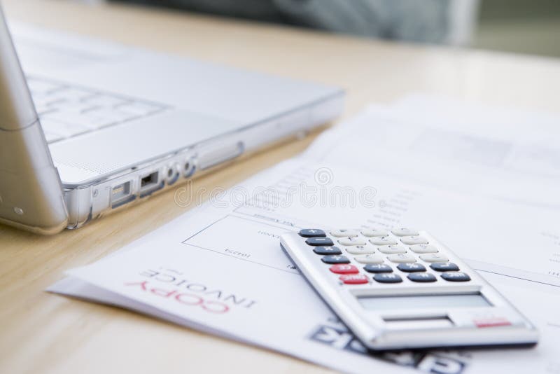 Paying the Bills stock photo. Image of invoice, concept - 7730848