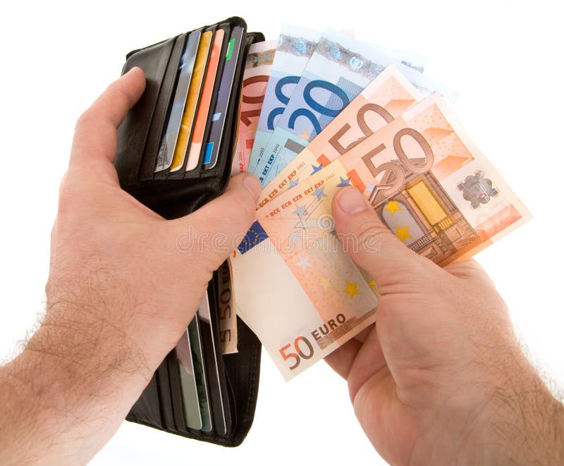 Paying with cash money stock image. Image of terminal - 64089077
