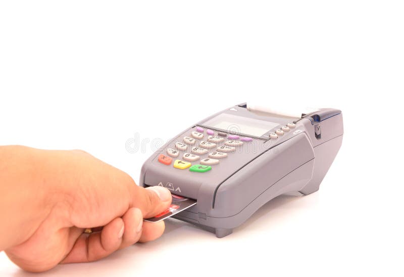 Paying credit card stock image. Image of card, machine - 47680389