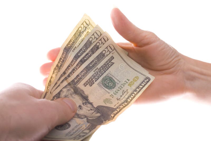 Paying Money stock photo. Image of offer, cash, fingers - 6988852