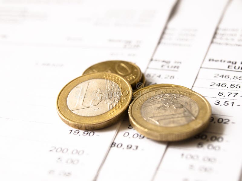 Paying invoices stock image. Image of payment, euro, invoice - 15392257