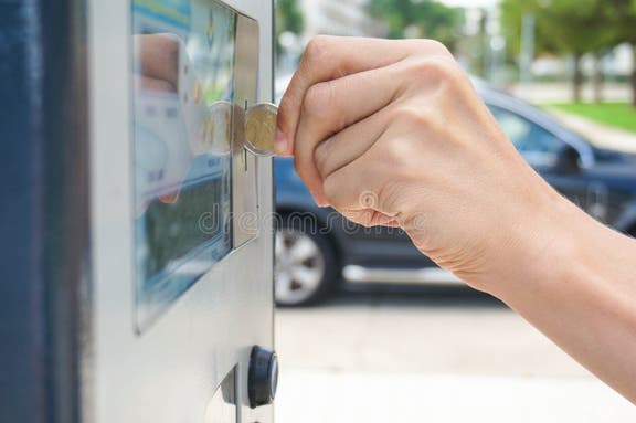 Paying for parking stock photo. Image of banking, charge - 45379042