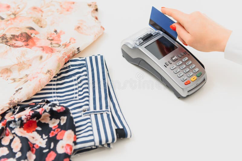 Paying through Smartphone Using NFC Technology. Payment by Phone ...