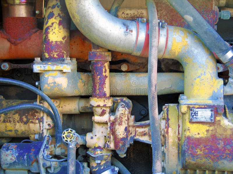 Payloader Engine View stock photo. Image of bolt, payloader - 1440796