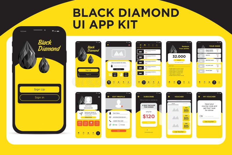 Payment App UI Kit Template Stock Illustration - Illustration of ... Payment App UI Kit Template Stock Illustration - Illustration of ...