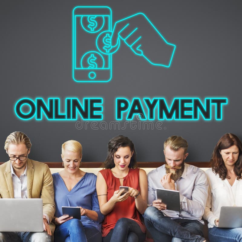 Payment Banking Transaction Accounting E-Payment Concept Stock Image ...