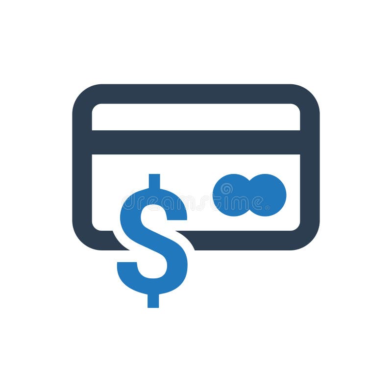 Payment Card Icon stock vector. Illustration of commerce - 97829958