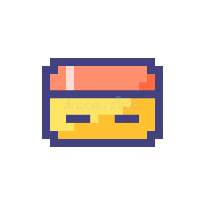 Payment Card Pixelated RGB Color Ui Icon Stock Illustration ... Payment Card Pixelated RGB Color Ui Icon Stock Illustration ...