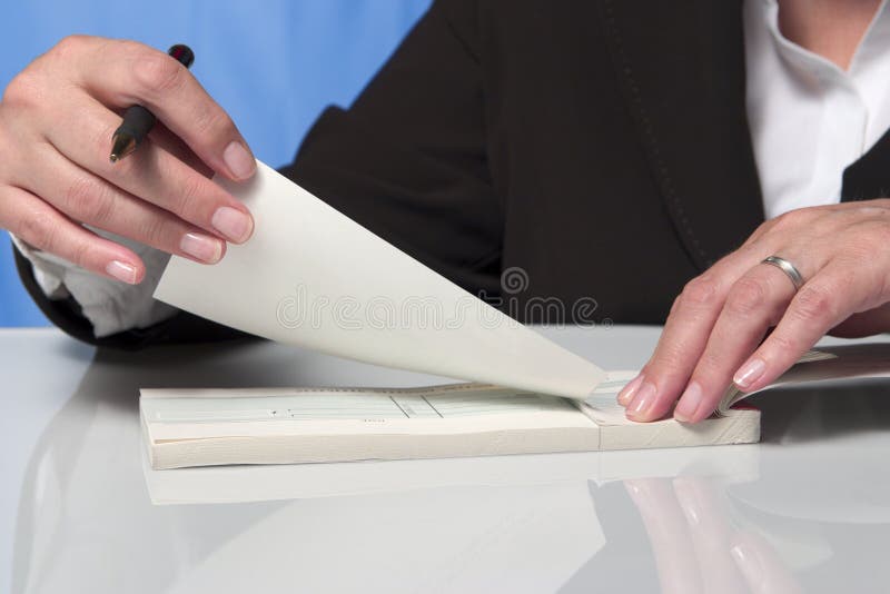 Payment by cheque stock image. Image of cheque, check - 2814605