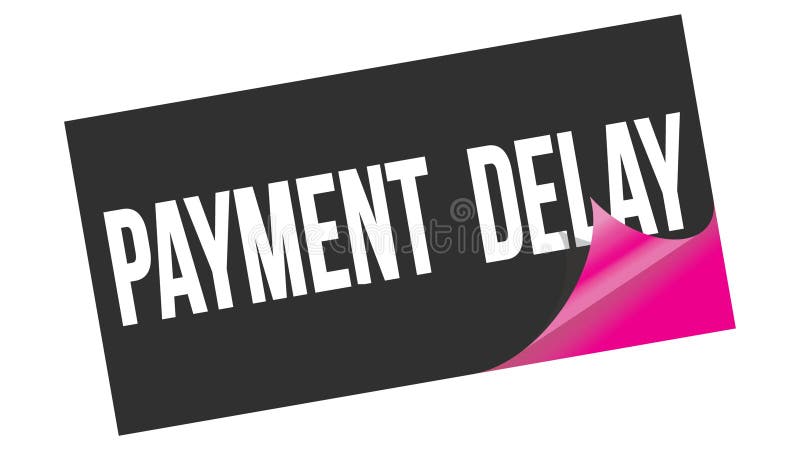 Delay text banner stock vector. Illustration of instrument - 22037168