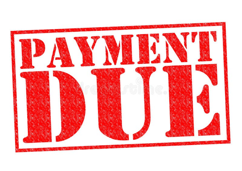 Payment Due Clipart