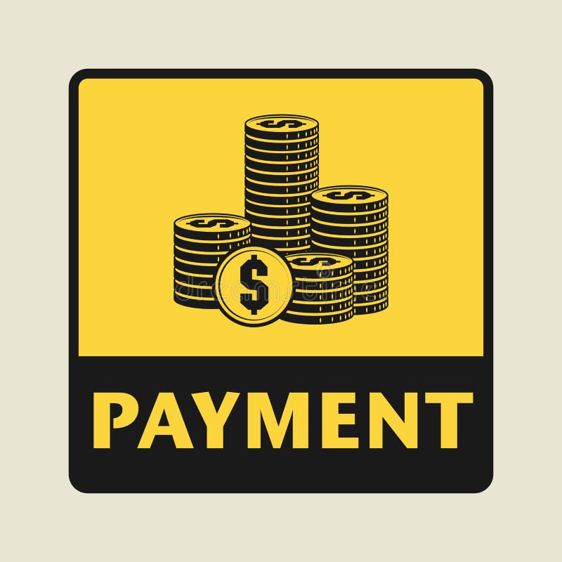 Deposit icon or sign stock vector. Illustration of style - 129502199