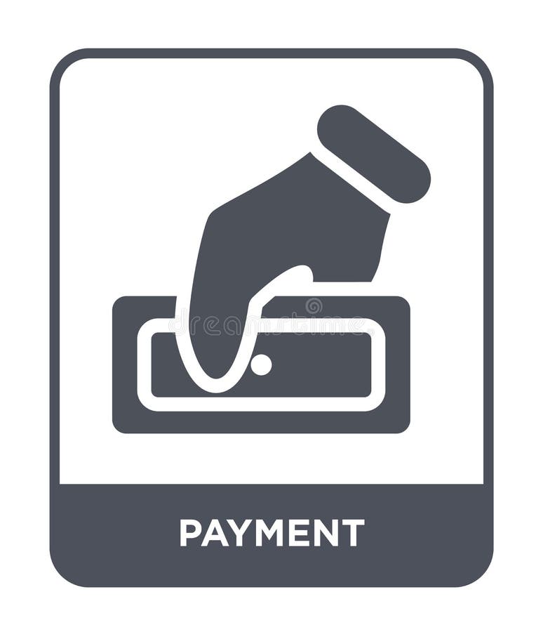 Payment Icon in Trendy Design Style. Payment Icon Isolated on White ...