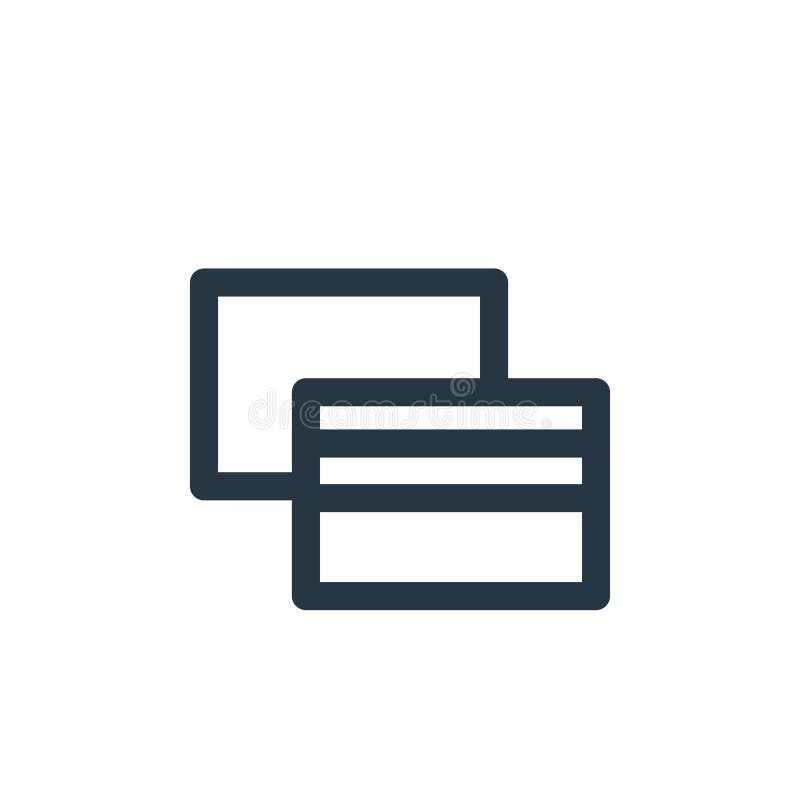 Payment Icon Vector from User Interface Concept. Thin Line Illustration ...