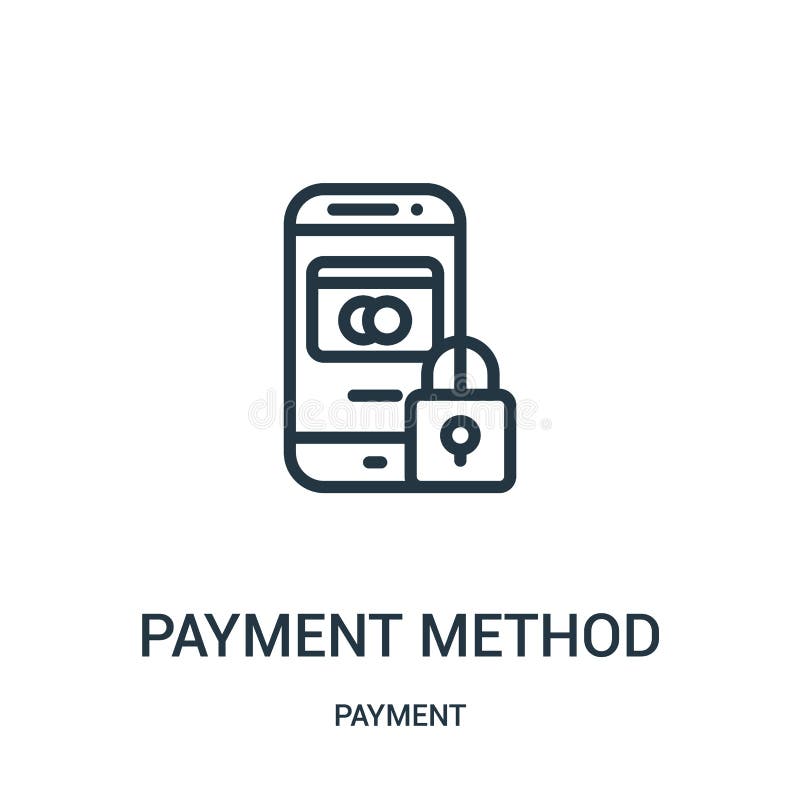 Payment Method Icon Vector from Payment Collection. Thin Line Payment ...