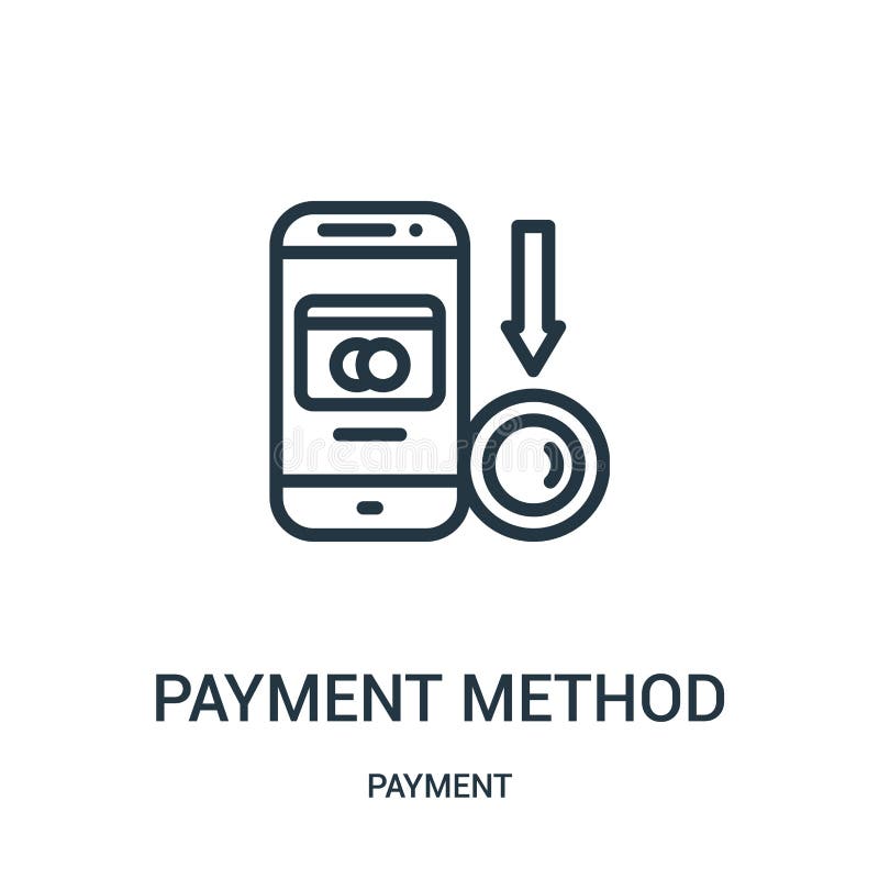 Payment Method Icon Vector from Payment Collection. Thin Line Payment ...