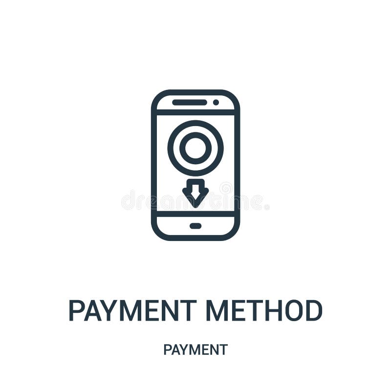Payment Method Icon Vector from Payment Collection. Thin Line Payment ...