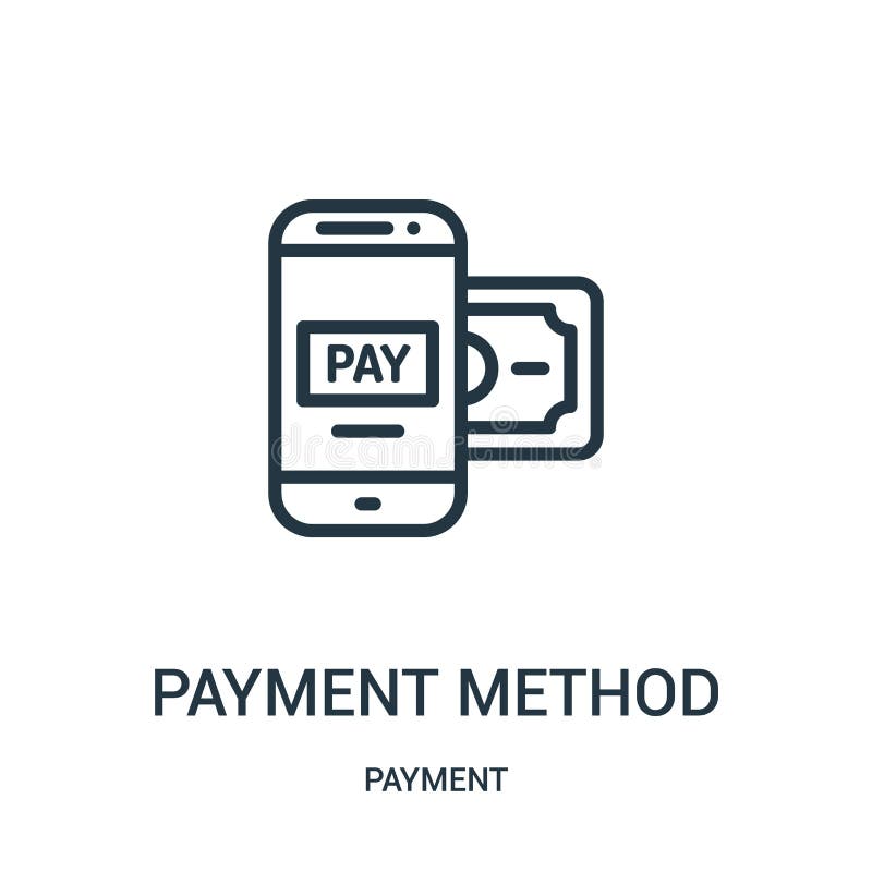 Payment Method Icon Vector from Payment Collection. Thin Line Payment ...