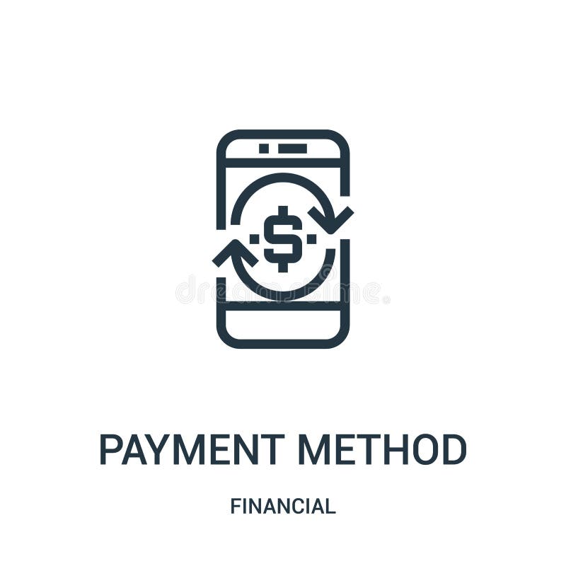 Payment Method Icon Vector from Financial Collection. Thin Line Payment ...