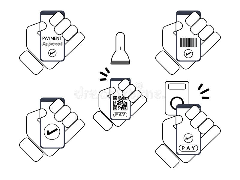 Payment Methods, Check, Coins, Bills, Wallet, Payment by Cell Phone ...