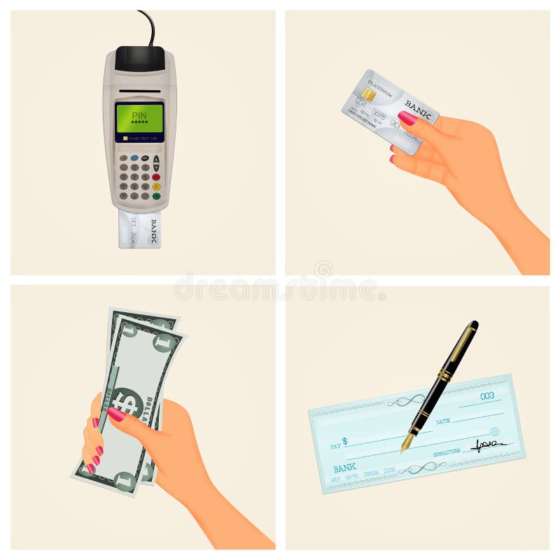 Payment methods stock illustration. Illustration of payment - 66981513
