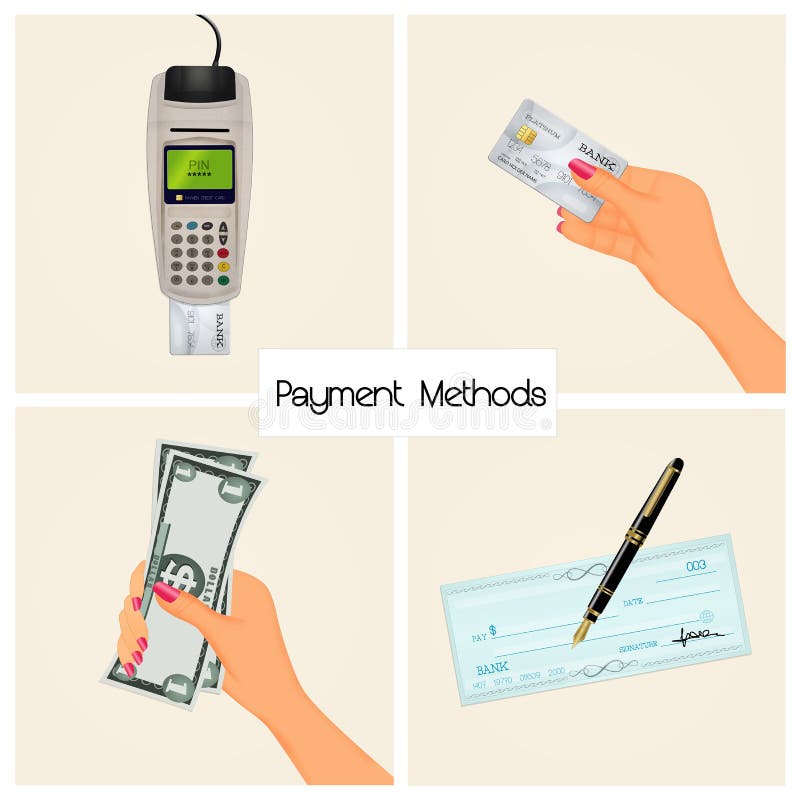 Payment methods stock illustration. Illustration of billing - 66981560