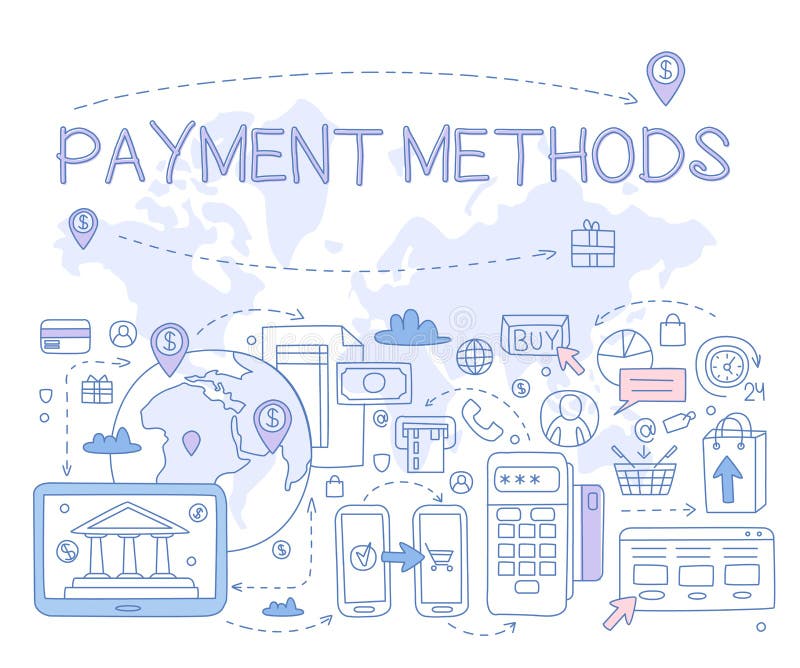 Payment Methods Infographics. Vector Illustration Stock Vector ...