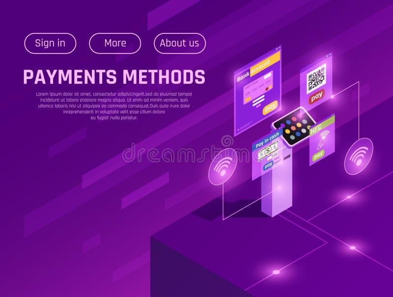 Payment Methods Infographic Presentation Layout Stock Vector ...