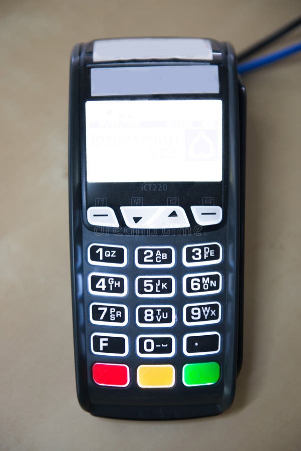 Payment Mobile Wireless Terminal Stock Image - Image of wireless, swipe ...