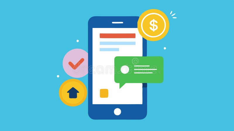 Payment Notifications a Mobile Phone Displaying Push Notifications for ...