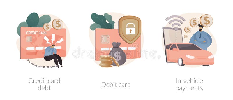 Payment Options Abstract Concept Vector Illustrations. Stock Vector ...