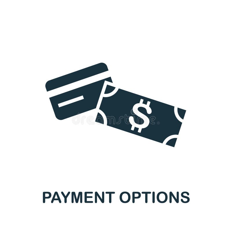 Payment Options Icon. Simple Illustration from E-commerce Collection ...