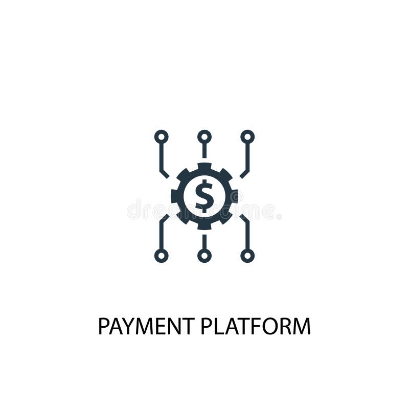 Payment Platform Icon. Simple Element Stock Vector - Illustration of ...