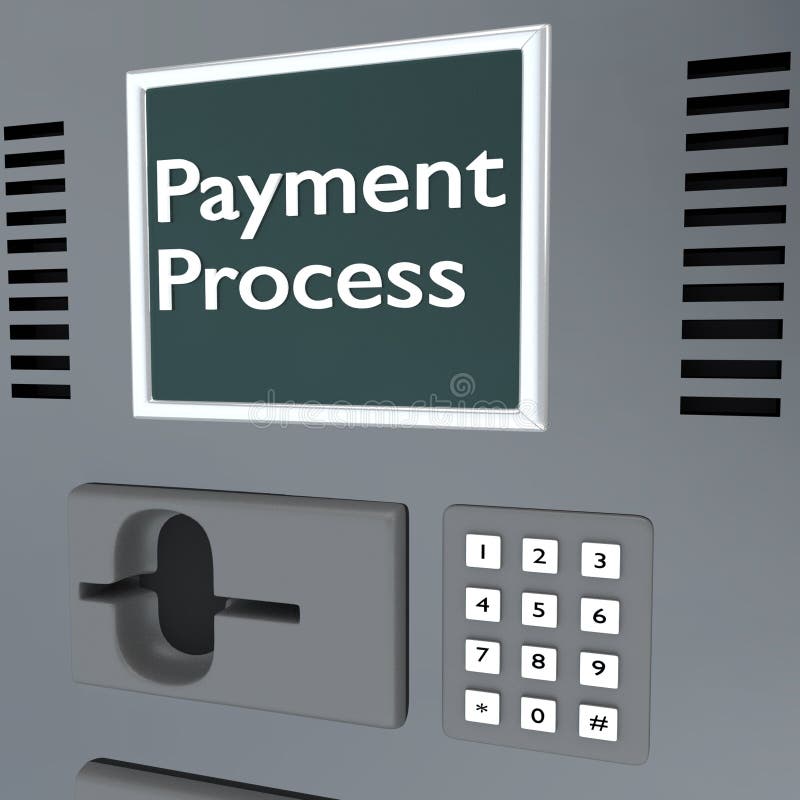 Payment Process stock illustration. Illustration of business - 84307871