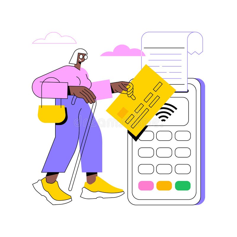 Payment Processing Abstract Concept Vector Illustration. Stock ...