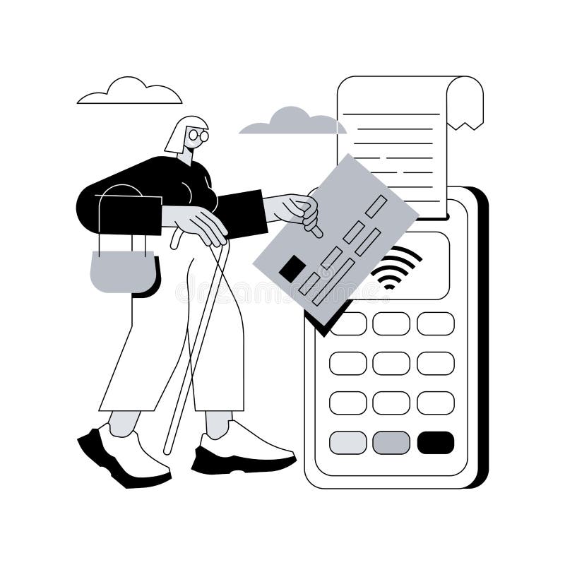 Payment Processing Abstract Concept Vector Illustration. Stock Vector ...