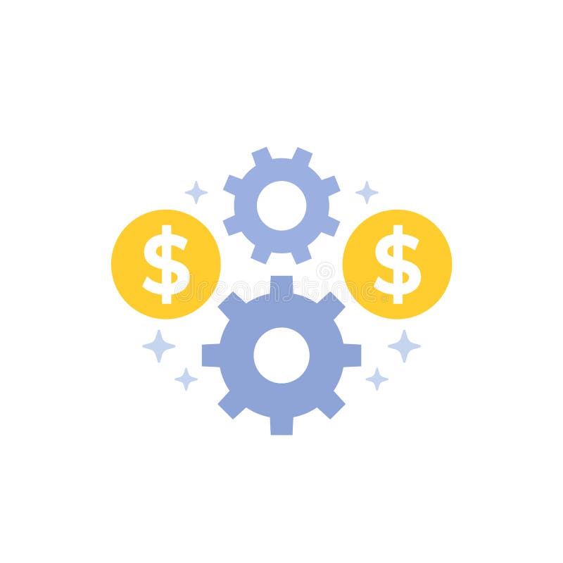 Payment Processing Icon, Flat Vector Stock Vector - Illustration of ...