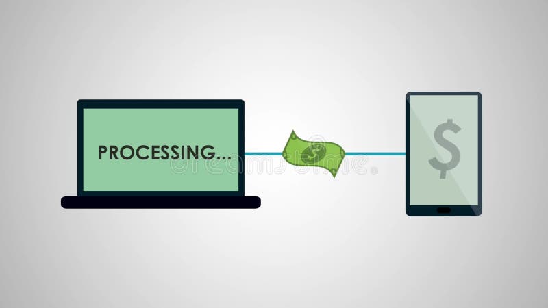 Payment Online from Tablet HD Animation Stock Video - Video of payment ...