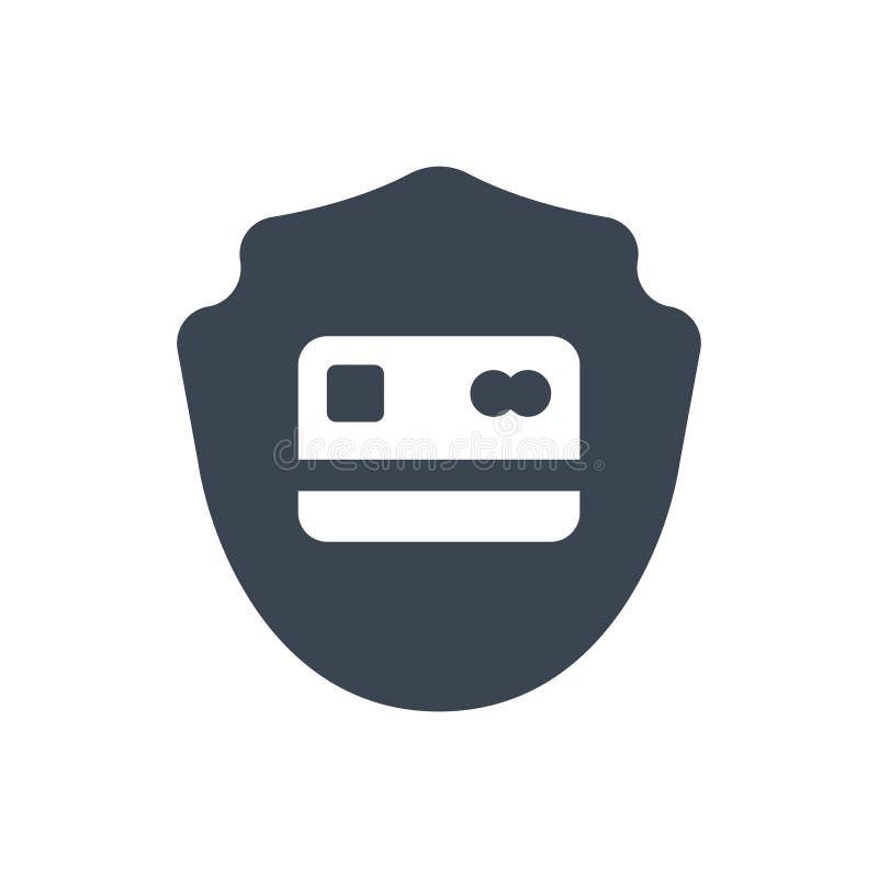 Payment protection icon stock vector. Illustration of icon - 254772201