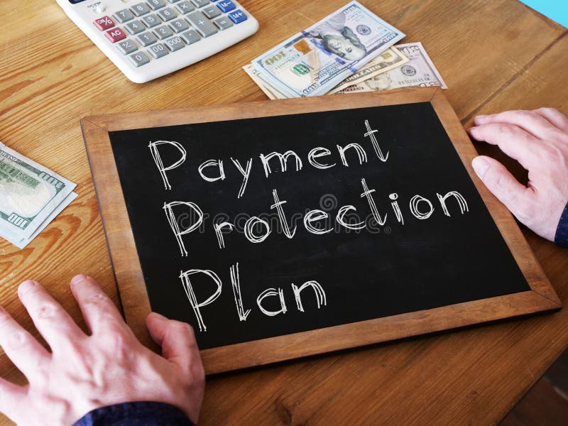 Payment Protection Plan is Shown on the Conceptual Business Photo Stock ...
