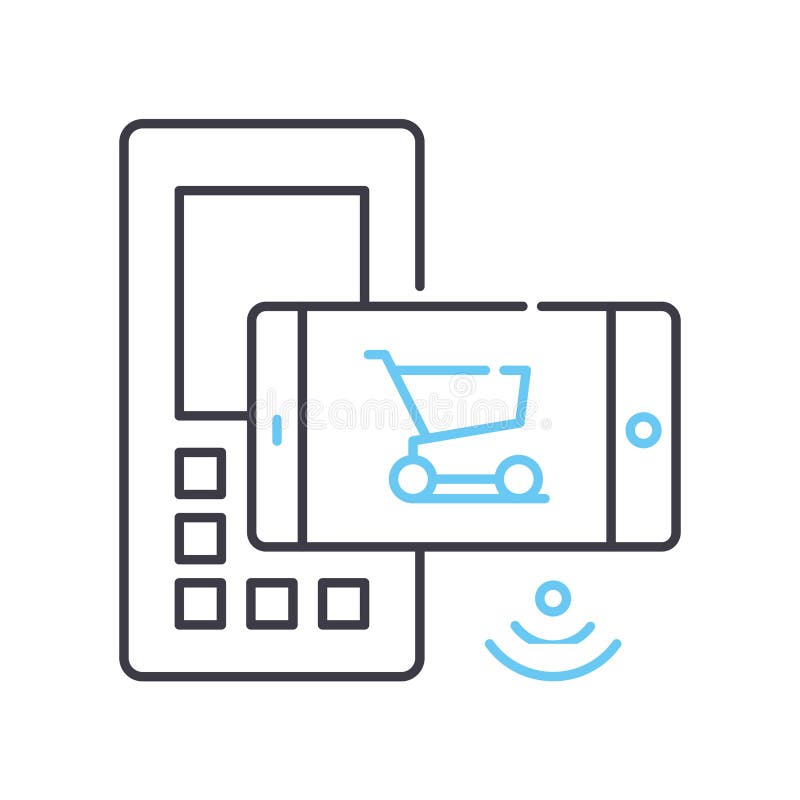 Payment Sync Line Icon, Outline Symbol, Vector Illustration, Concept ...